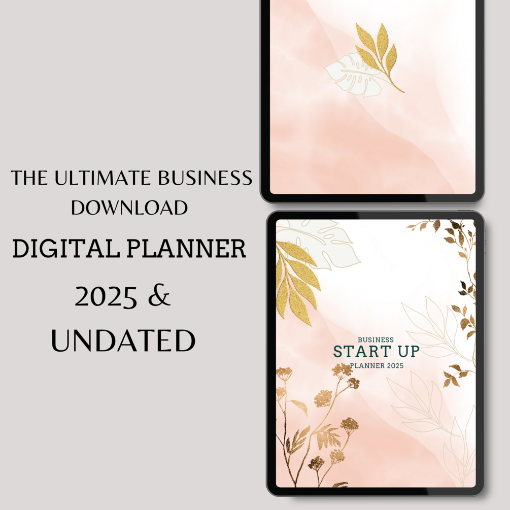 Undated 2025 Digital Planner | GoodNotes-iPad compatible