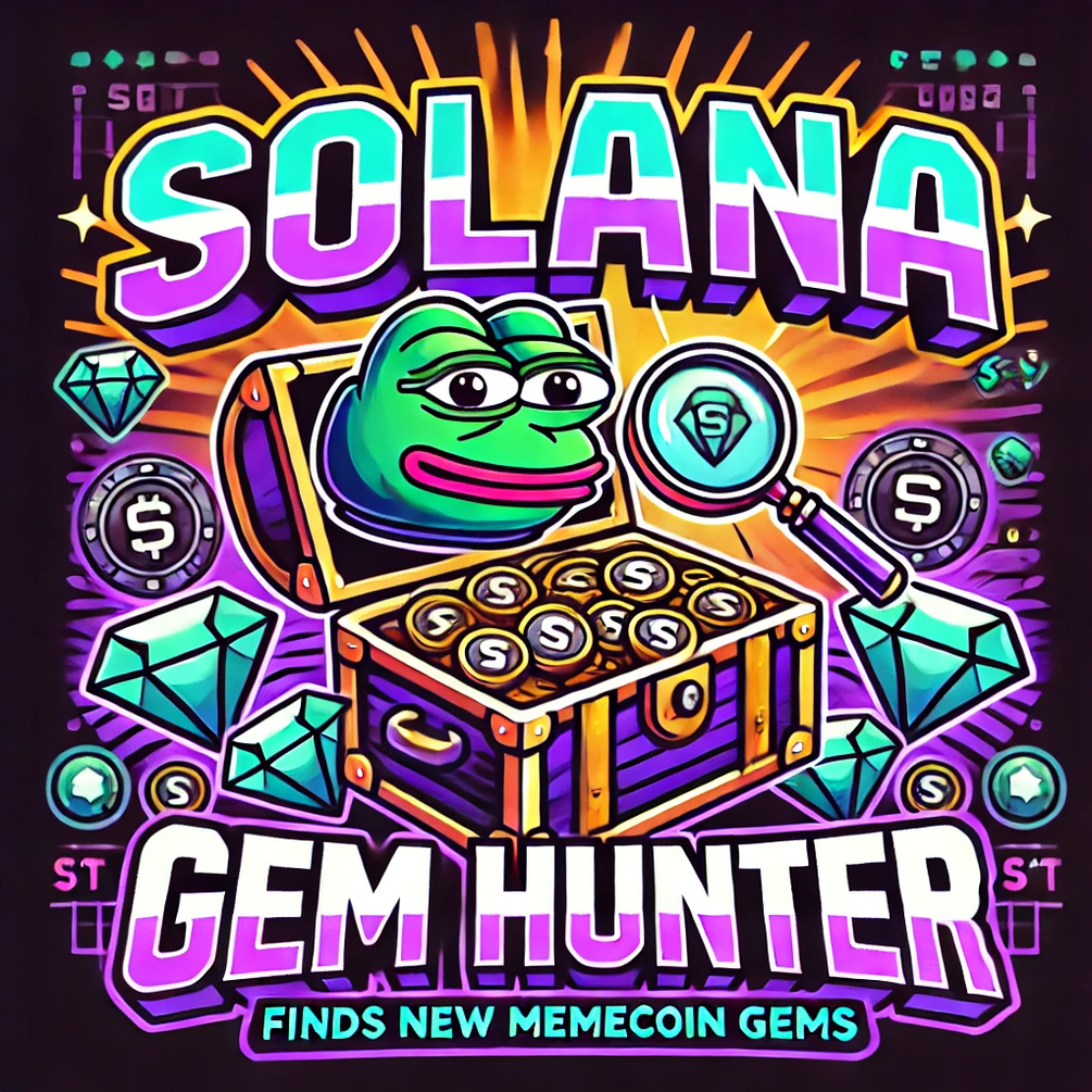 Solana Gem Hunter - The best crypto finder bot for Solana