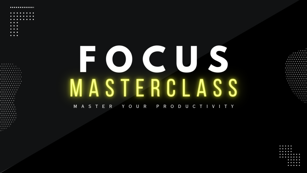 Productivity Masterclass