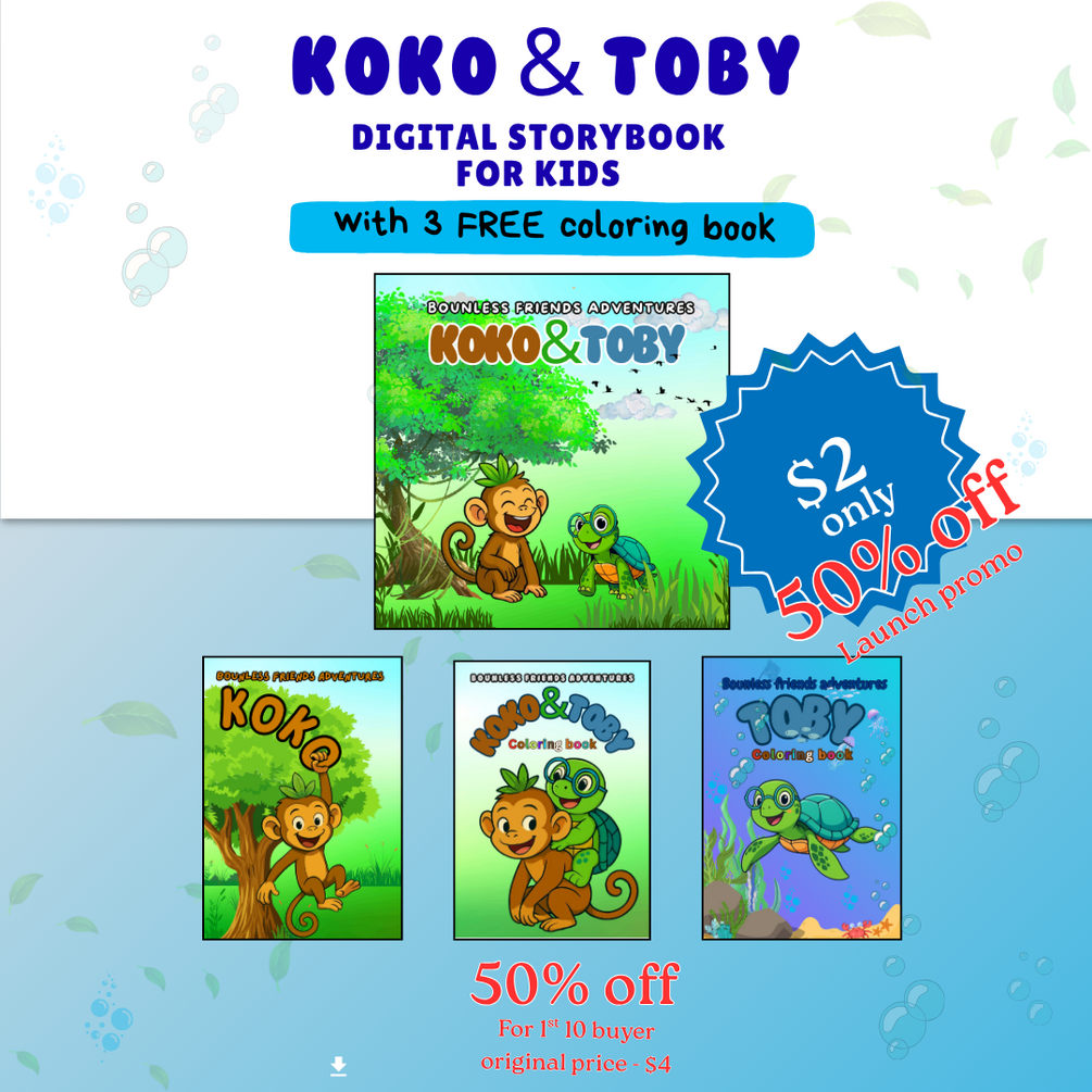 Boundless Friends Adventure: Koko and Toby (Story book for kids)