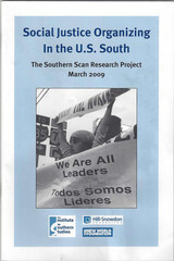 Research Project Social Justice Organizing (2009)