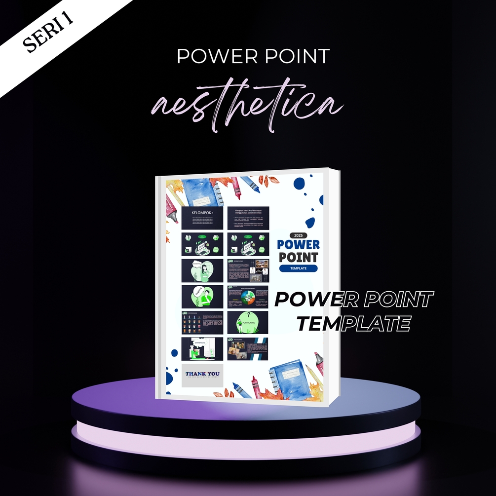 Aesthetic & Professional PowerPoint Template – Aesthetica Slides seri 1
