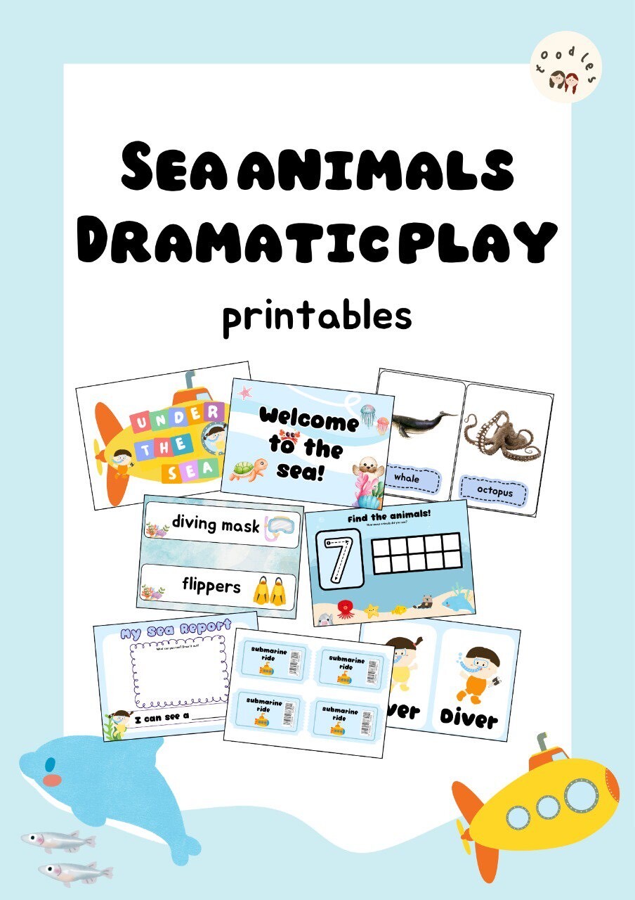 Sea Animals Dramatic/Pretend Play