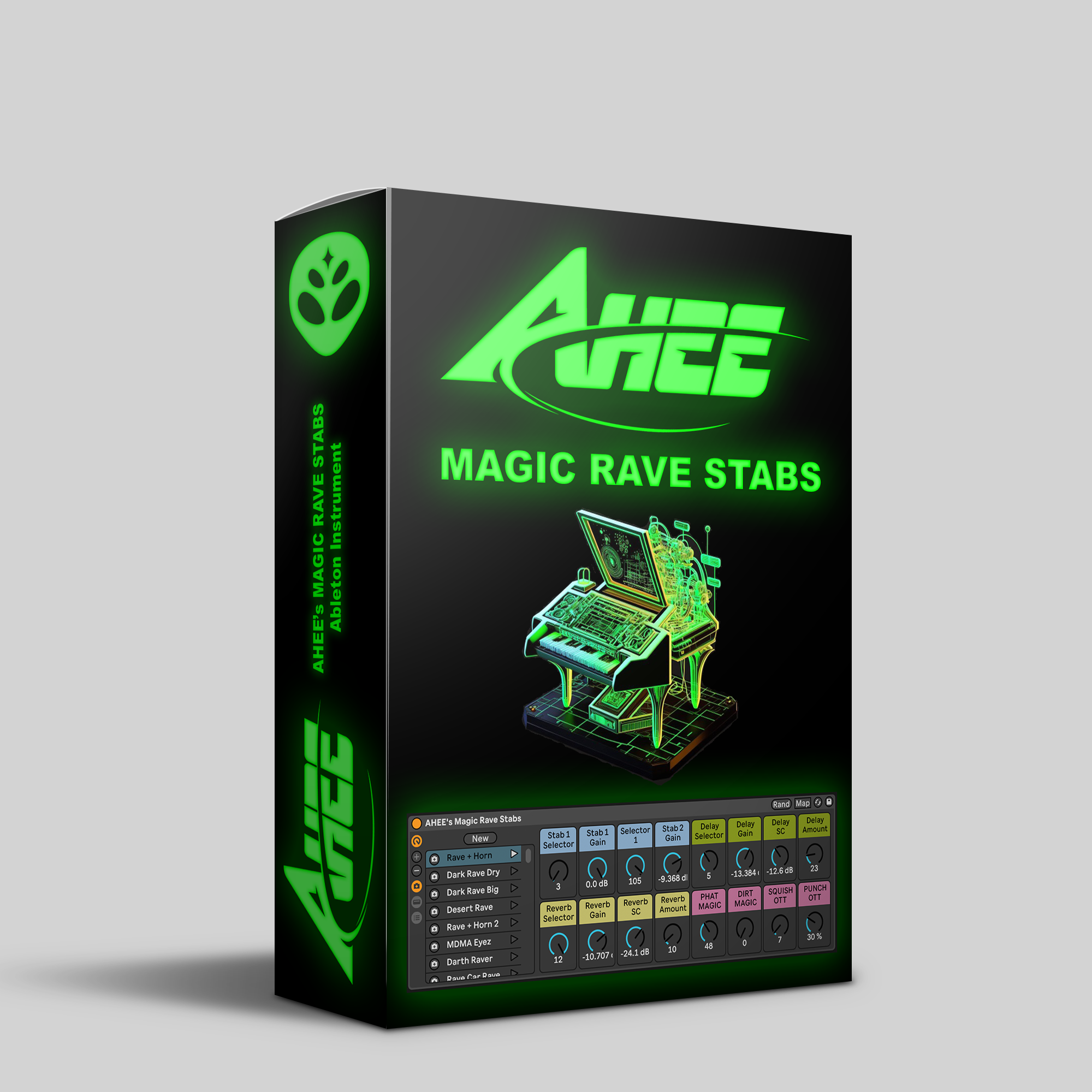 AHEE's MAGIC RAVE STABS + New Youtube Tutorial - AHEE