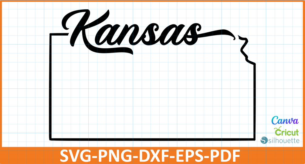 Kansas State SvG,PnG,DxF,EpS,PdF file,Ready for Canva,Cricut,Silhouette ...