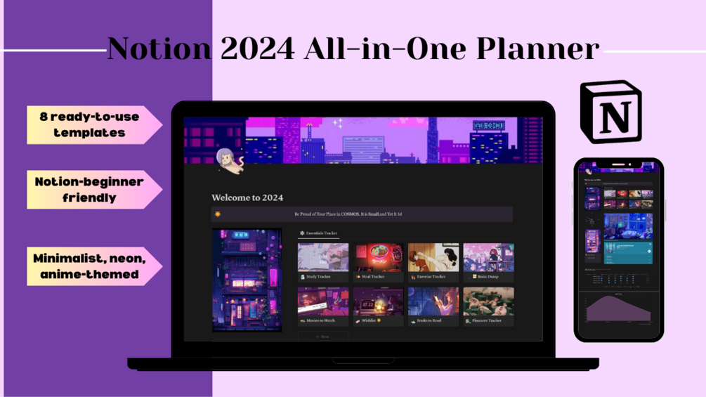 Notion 2024 All-in-One Template