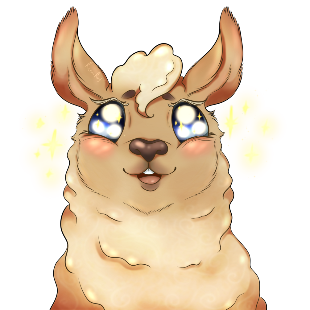 Emote - Llama Happy Shine