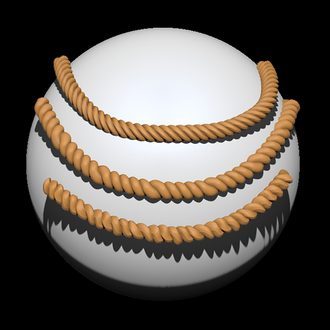 Stylized ropes brush