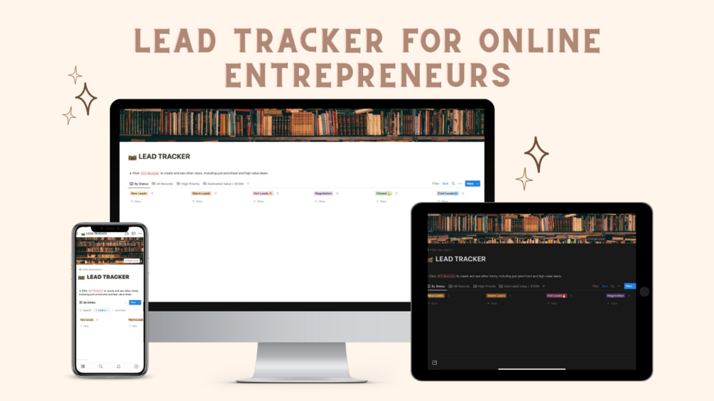 Lead Tracker for Online Entrepreneurs | Potential Client Tracking for ...