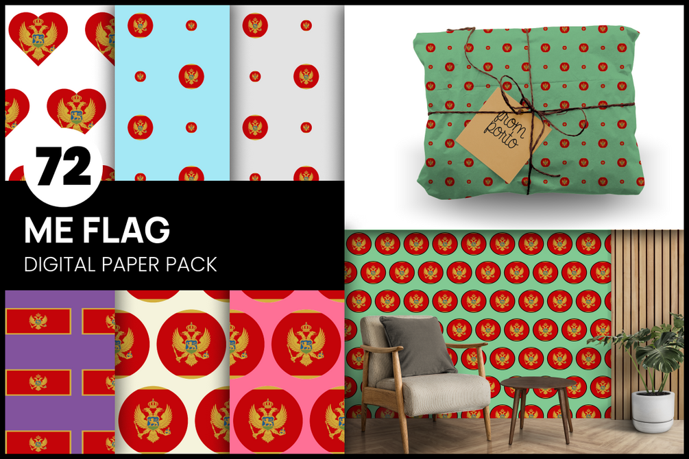 ME Flag Seamless Patterns