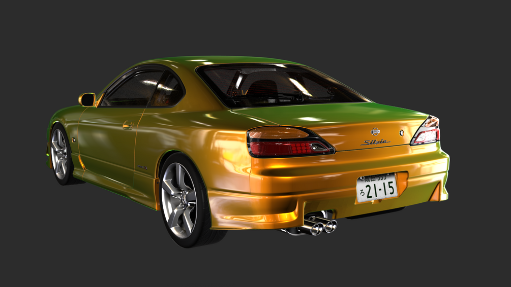 Nissan Silvia S15 Matchless Crowd Racing Front/Rear Bumpers (FOR GT7 ...