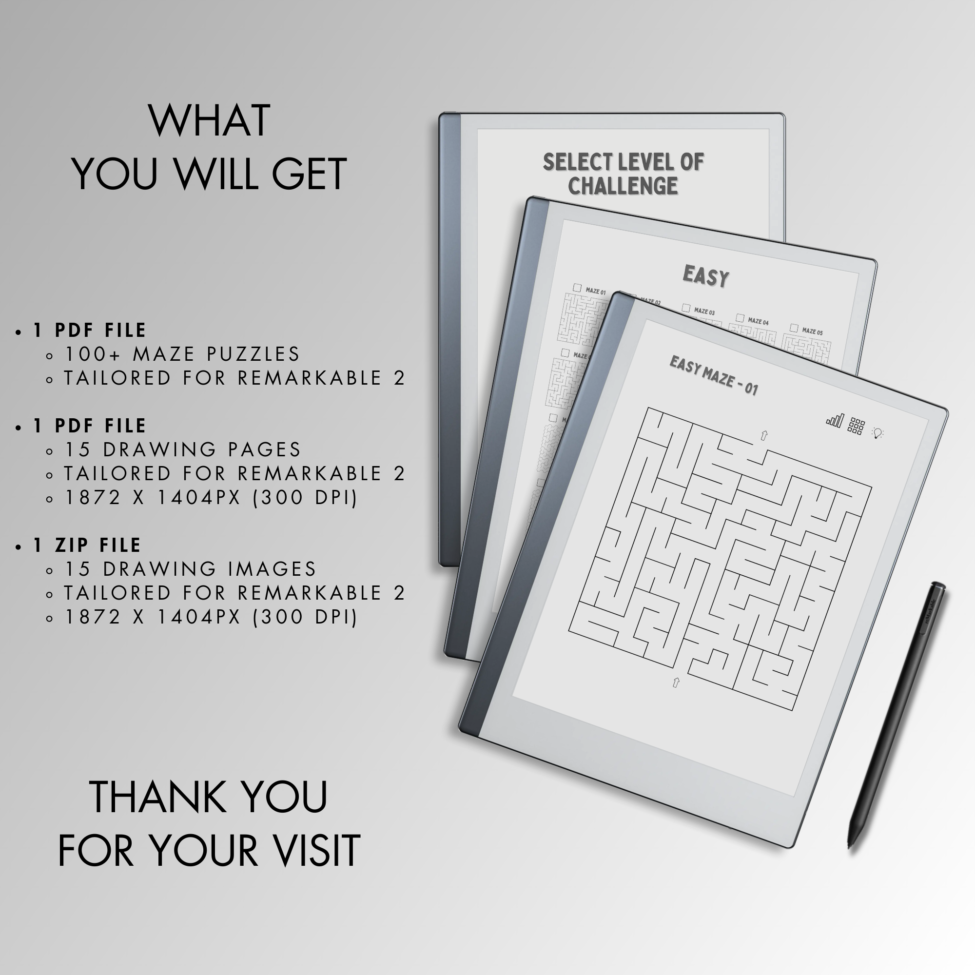 Remarkable 2 Maze - 100+ Brain Teasers, Part of Our PREMIUM Remarkable ...