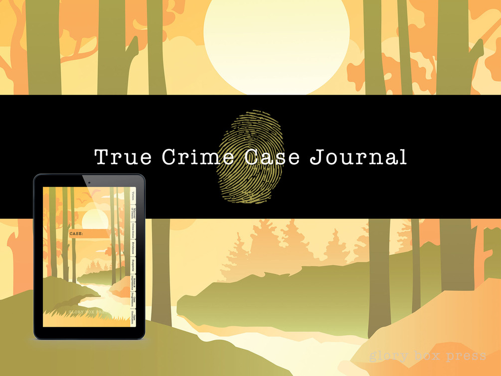 Digital True Crime Case Journal: Gold Forest (for iPad, Goodnotes, etc)