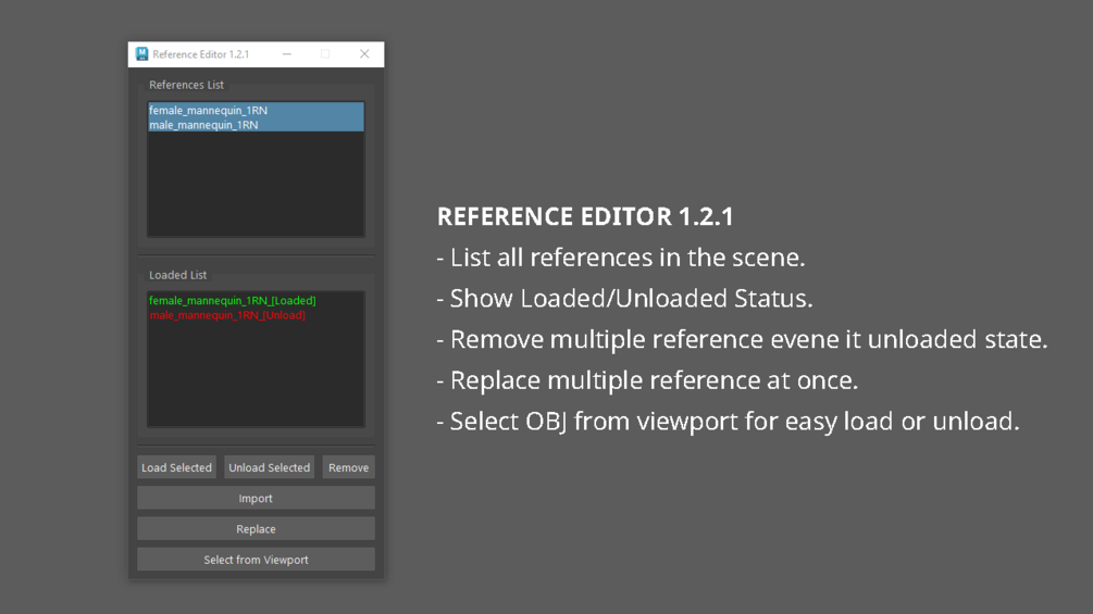 Reference Editor 1.2.1