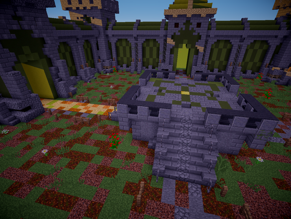 Minecraft Faction Spawn (Nature/Forest Themed)