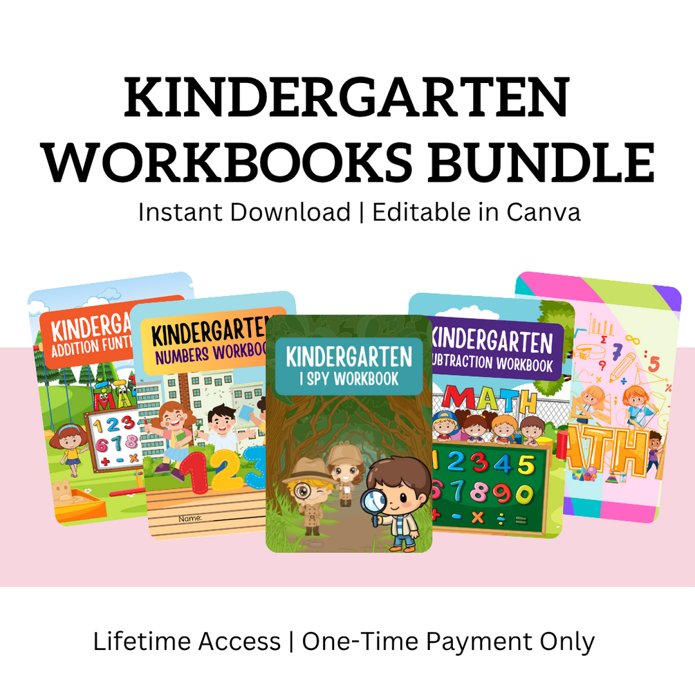Kindergarten Workbooks Bundle