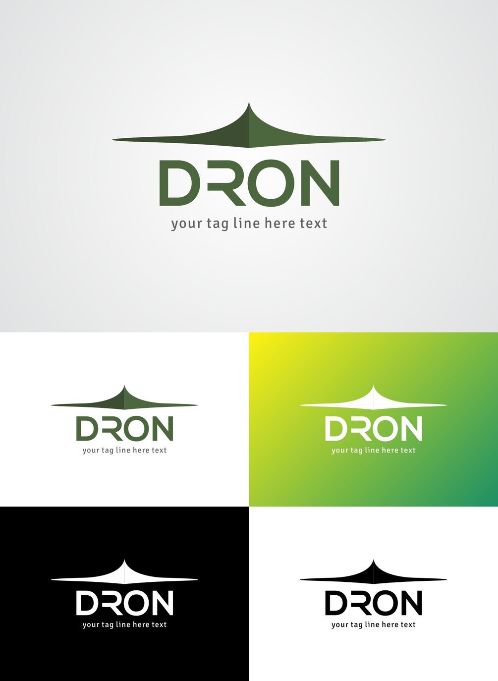 Dron Logo Design Template
