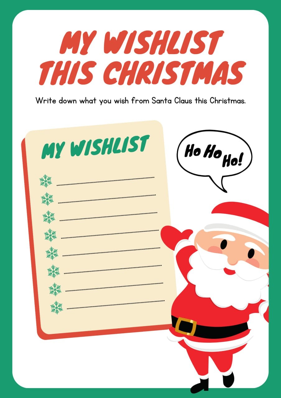 Red Green Fun Christmas Activity book for Kids