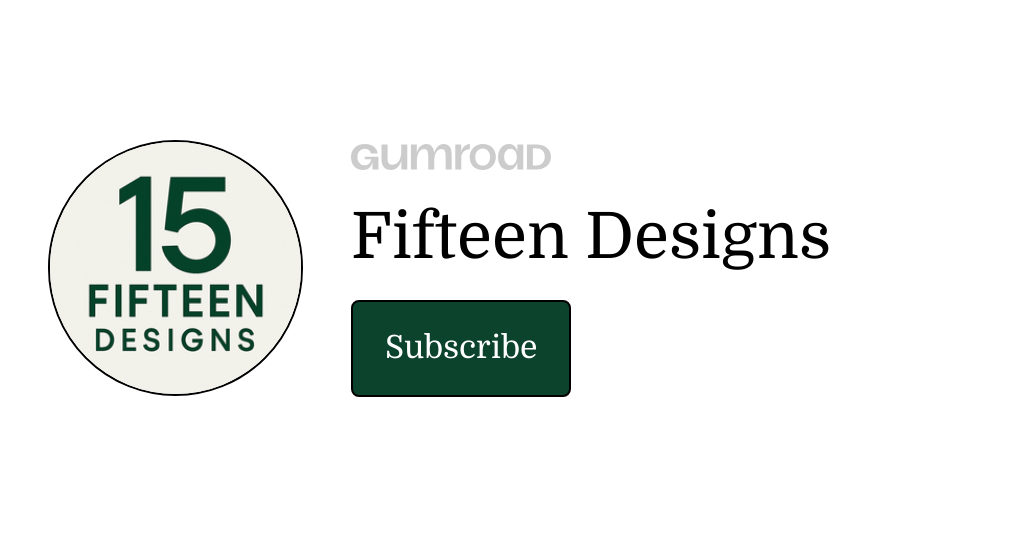 Fifteen Designs