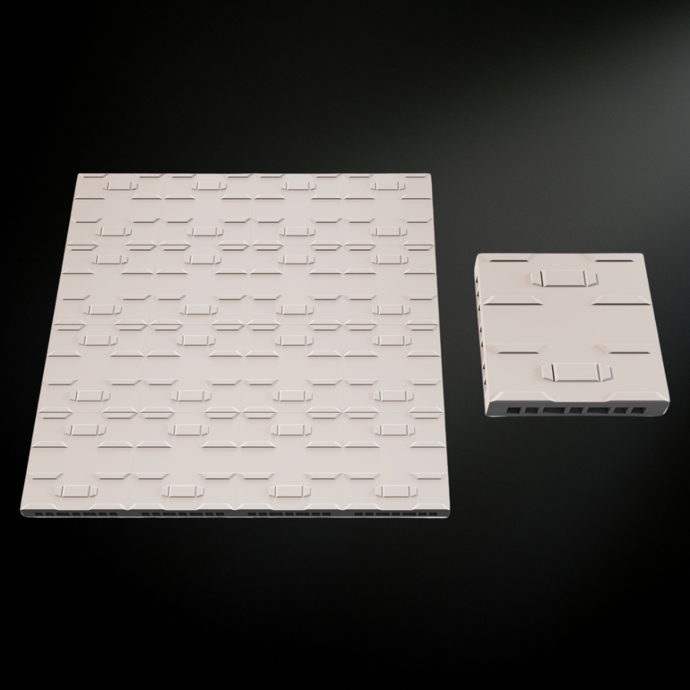 Sci-Fi Tile Pack 15 – Modular Floor Tiles for 3D Printing | Sci-Fi ...