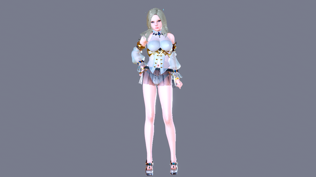 hs1 Vindictus Crystal Outfit costume mod