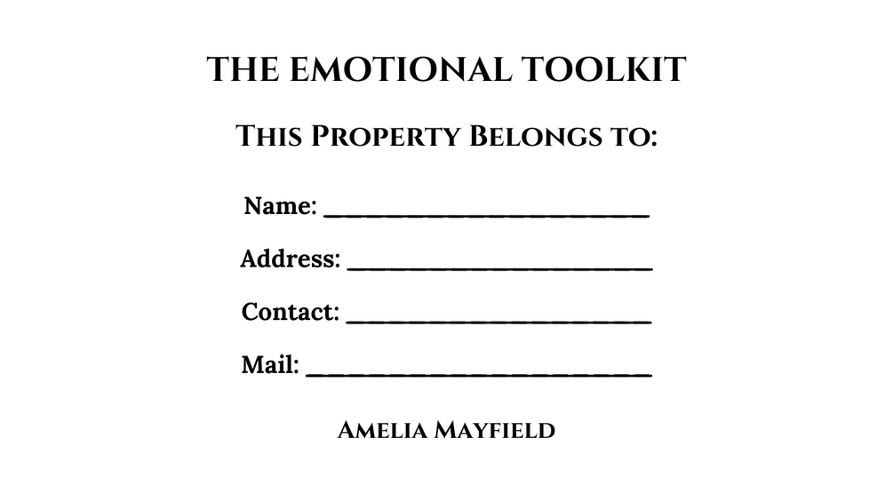 THE EMOTIONAL TOOLKIT