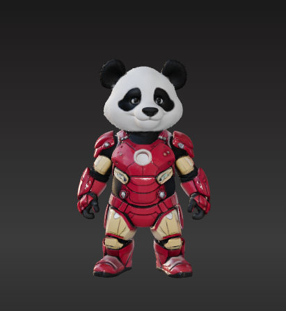 Iron Panda – 3D Character Model