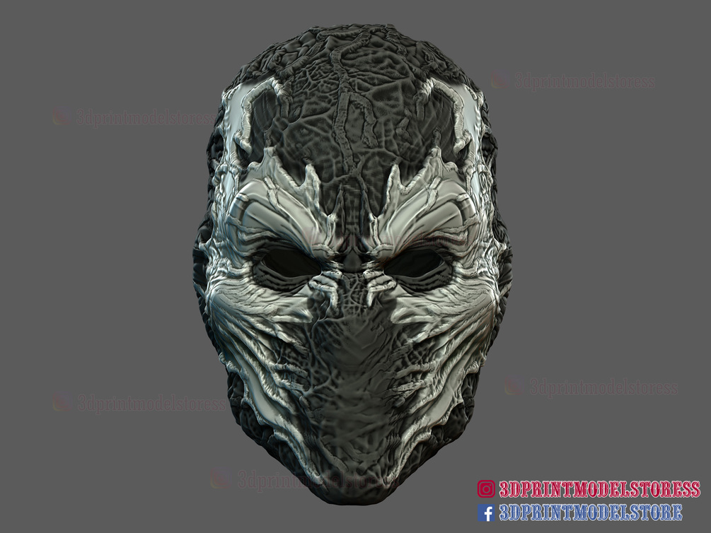 Spawn Cosplay Helmet - Halloween Cosplay Costume 3D Print Model