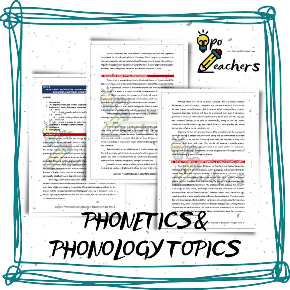 Topics: Phonetics & Phonology