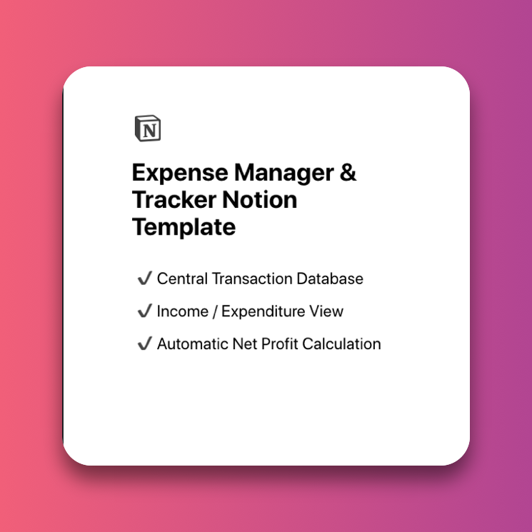 👀 Wanna track personal finances ? | Steal this FREE Notion Template ...