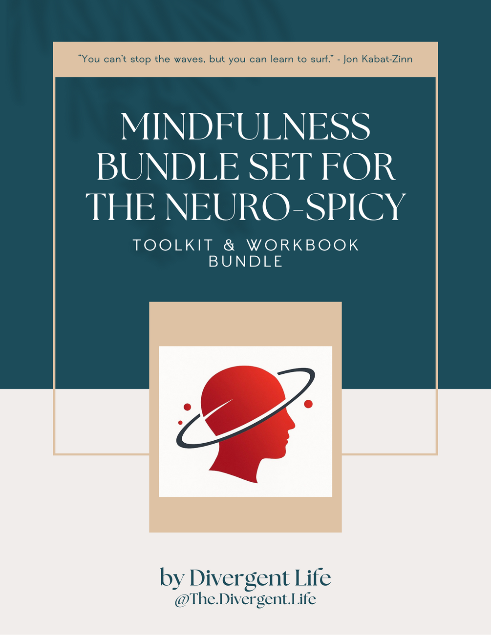 Mindfulness Bundle Set for the Neuro-Spicy: Toolkit & Workbook Bundle