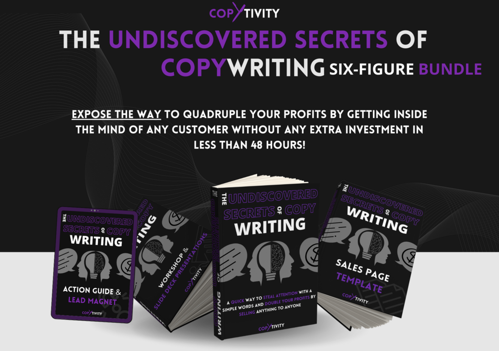 The Undiscovered Secrets of Copywriting - Bundle