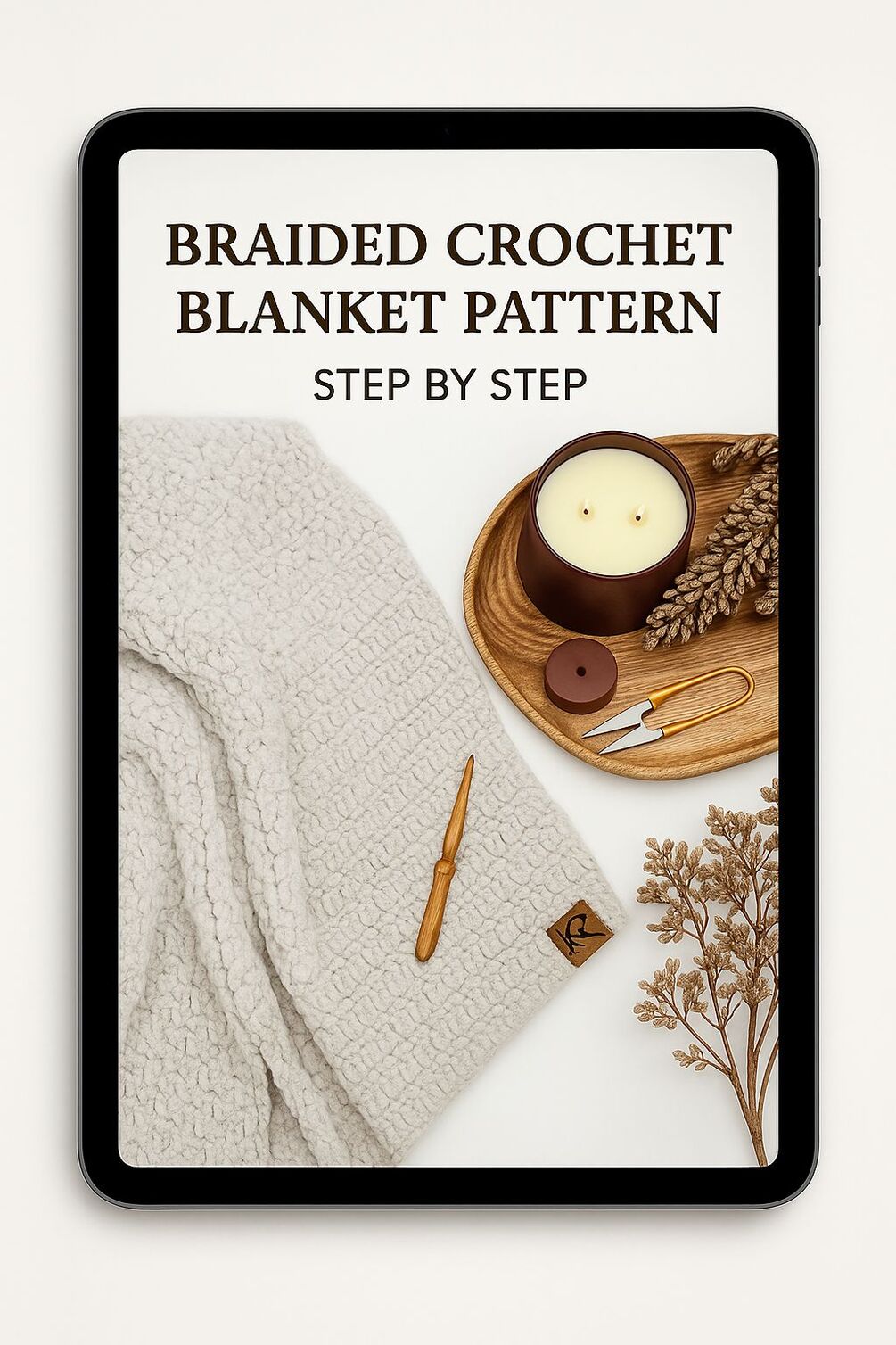 BRAIDED CROCHET BLANKET PATTERN