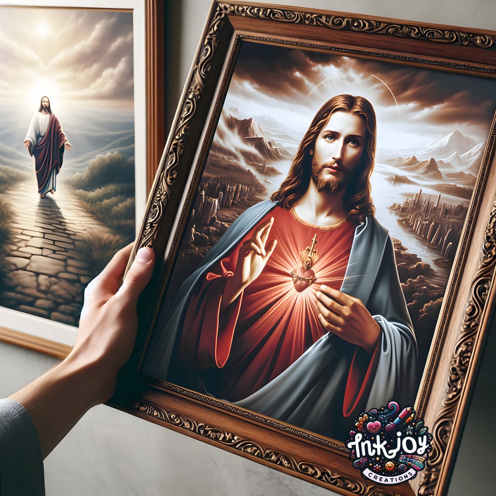 Jesus Christ Digital painting ready to print HD - digital wall decor ...