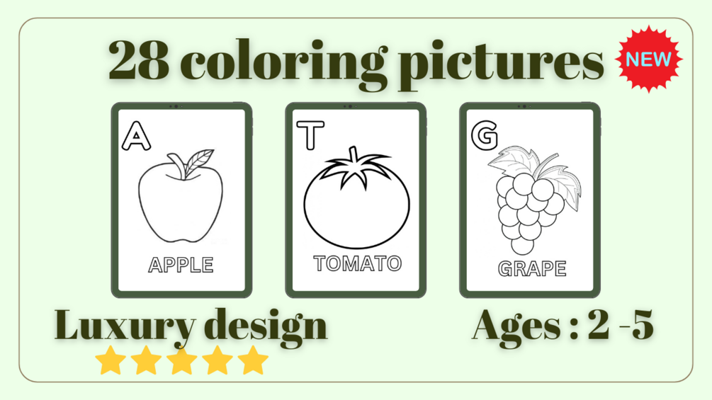 Learn the Alphabet by Coloring