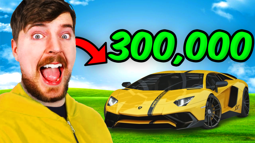 Mr Beast Viral Thumbnail Psd