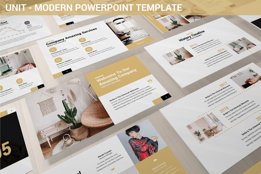 Unit - Free Modern Powerpoint Template