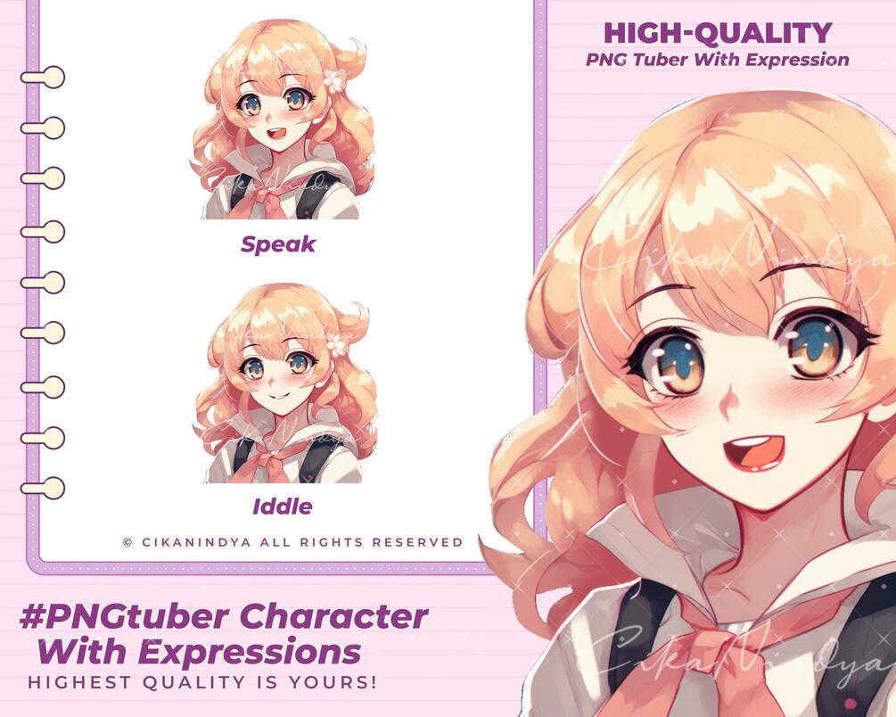 Elevate Your Streams with High-Quality PNG Tuber - Pngtuber Avatar ...