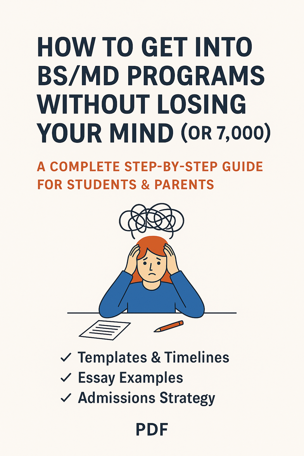 How to Get Into BS/MD Programs Without Losing Your Mind (or $7,000)