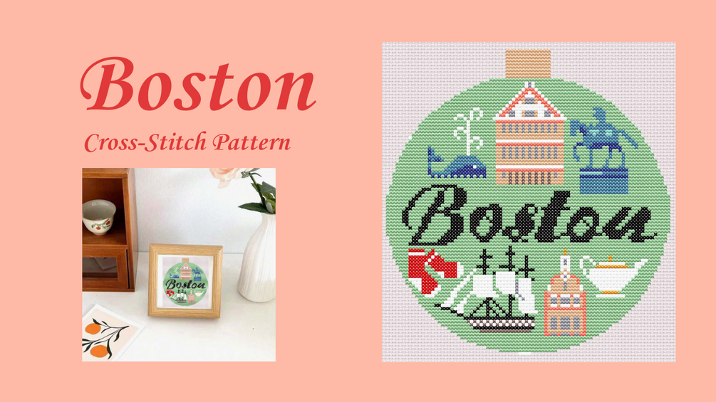 Boston Cross-Stitch Pattern