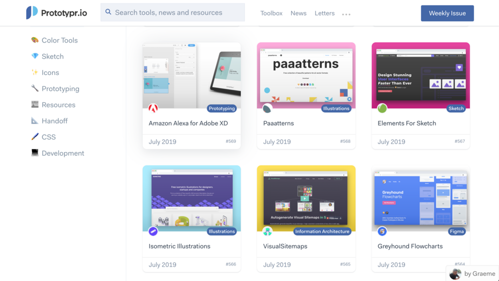Prototypr.io Toolbox Listing