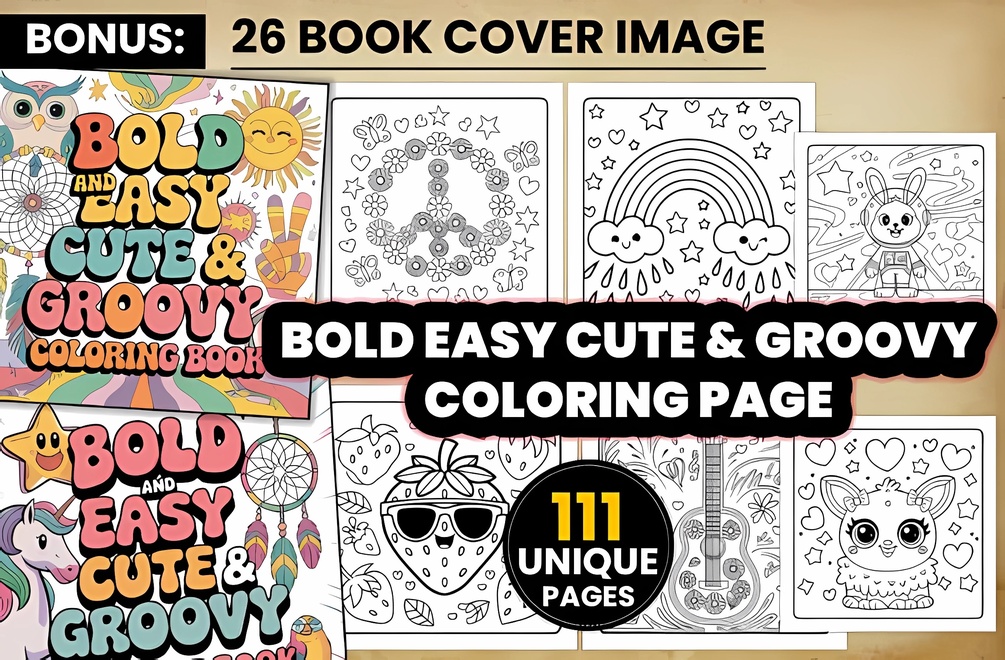 Groovy Coloring Pages