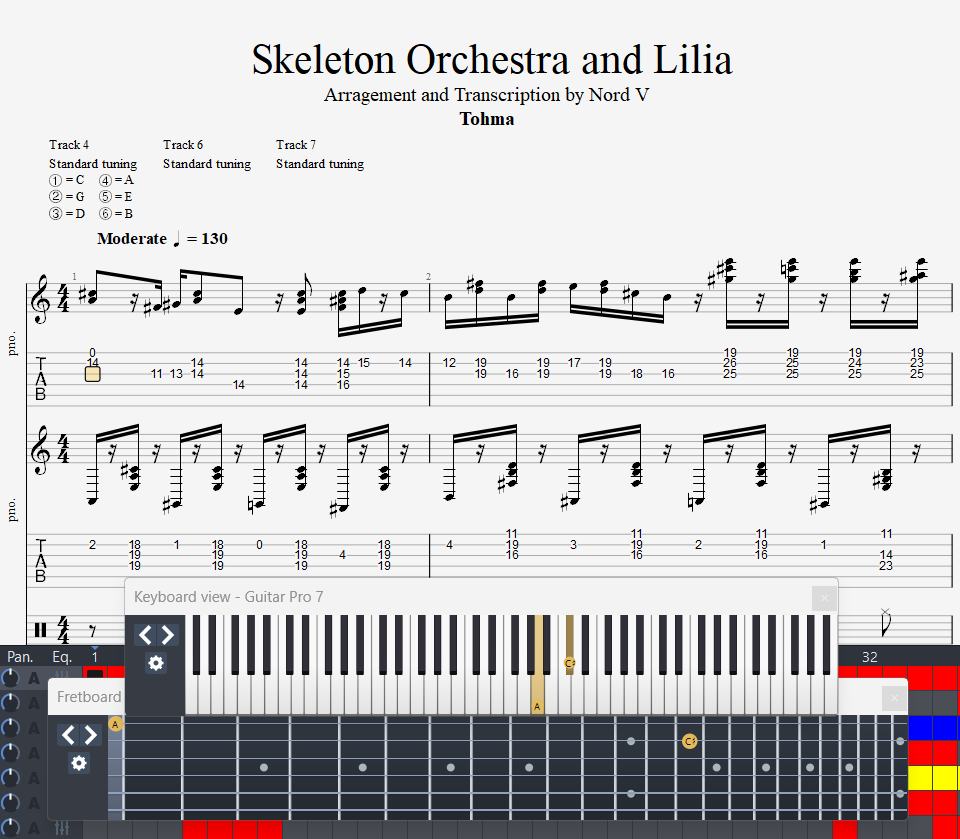 Skeleton Orchestra and Lilia『骸骨楽団とリリア』multi-instrumental MIDI + Sheet ...