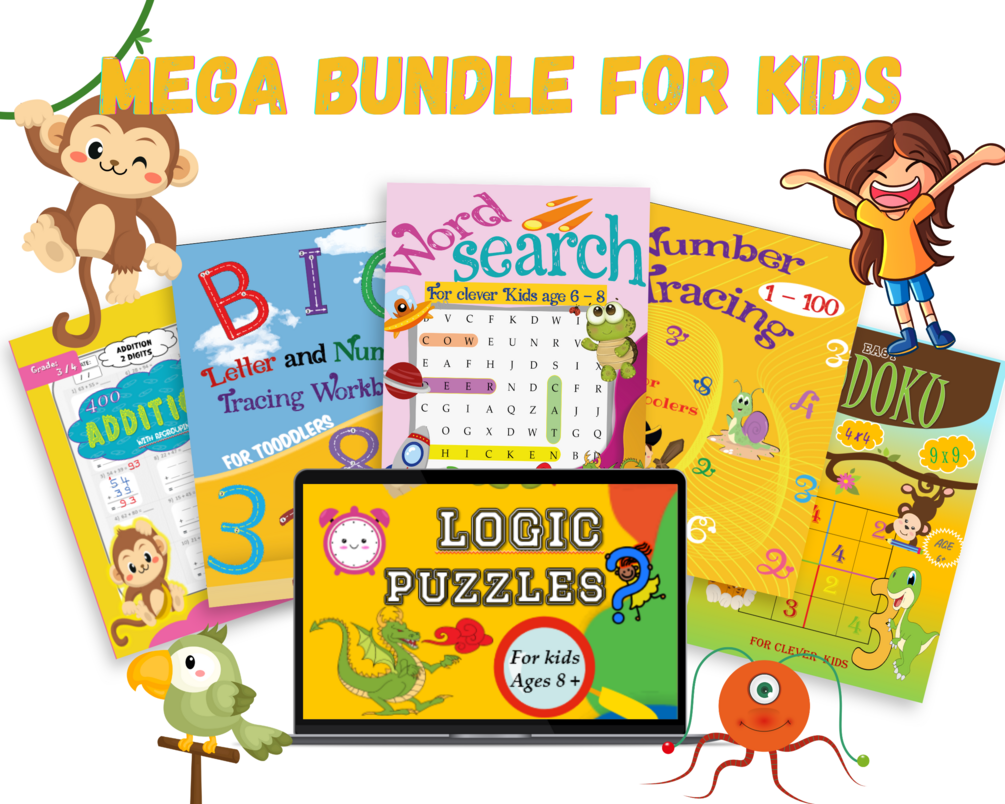 MEGA BUNDLE FOR KIDS: 6 book in 1 DEAL