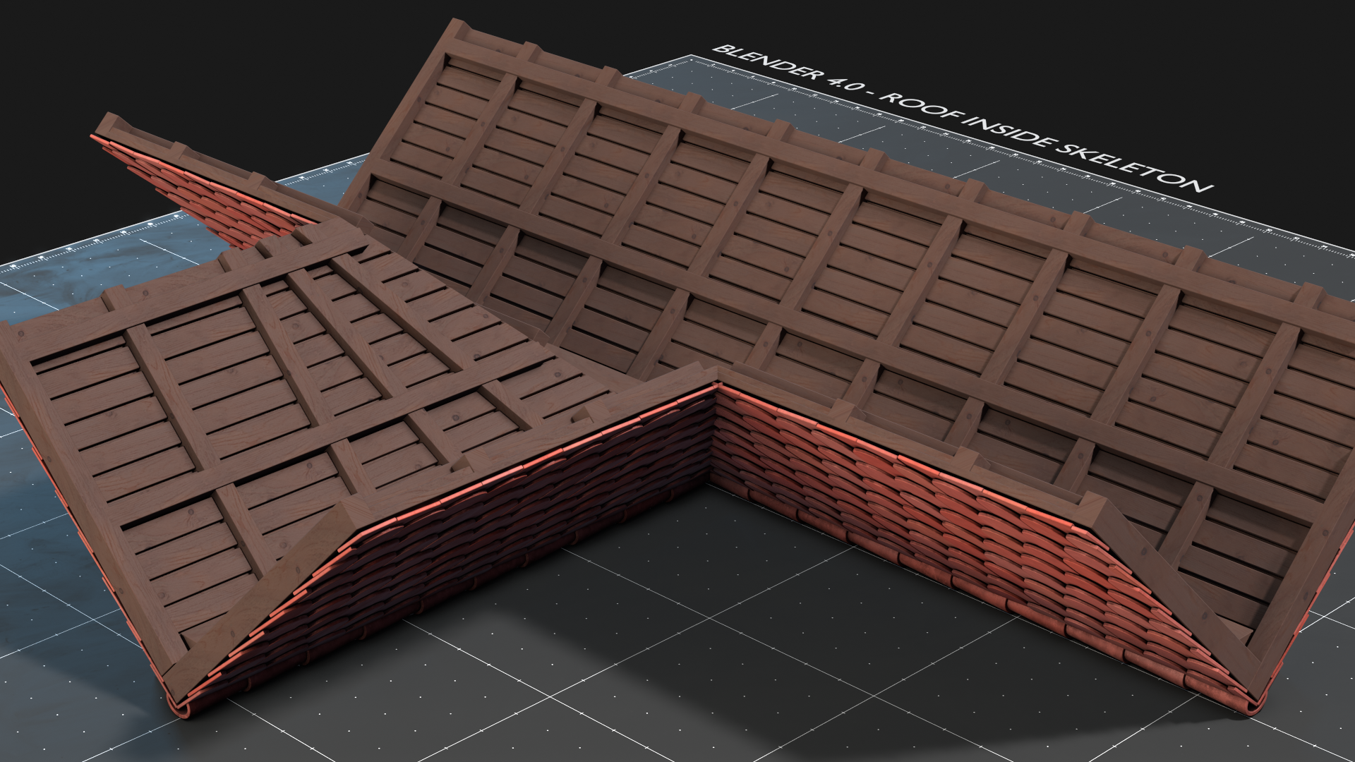 [GN] PROCEDURAL ROOF GENERATOR [BLENDER 3.6]