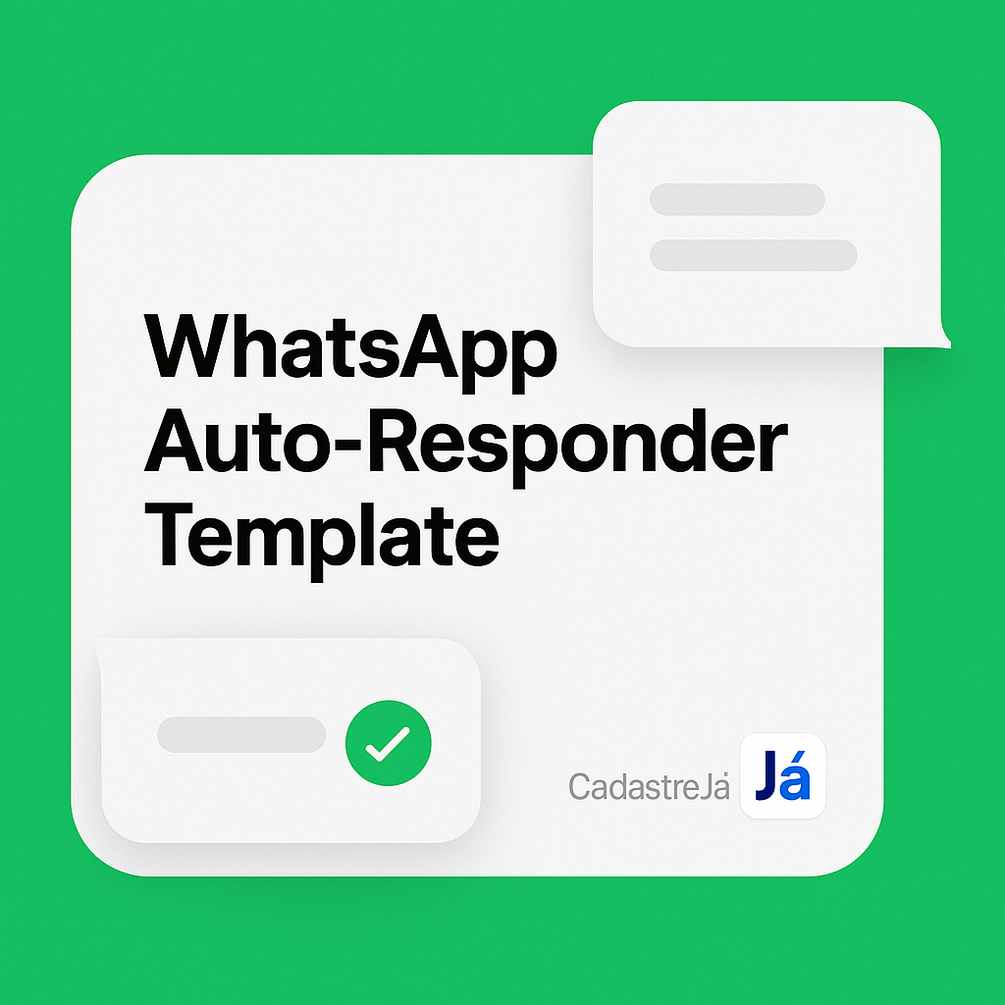 WhatsApp Auto-Responder Template