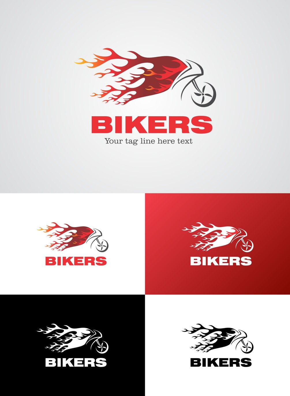 Bikers Logo Design Template