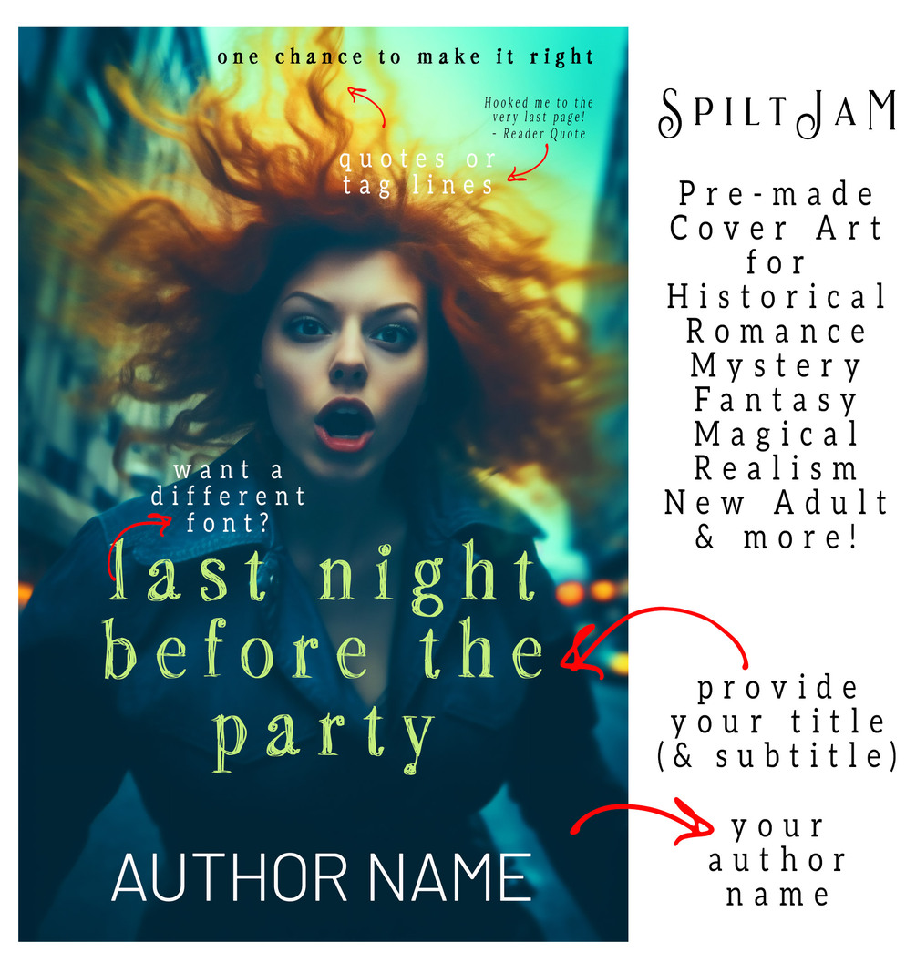 Last Night Before the Party - Premade Cover Art Drama Comedy Life ...