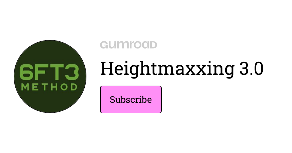 Heightmaxxing 3.0