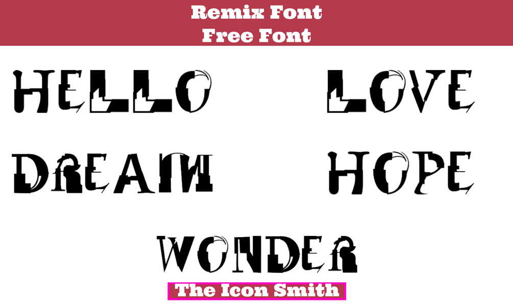 Free Remix Font